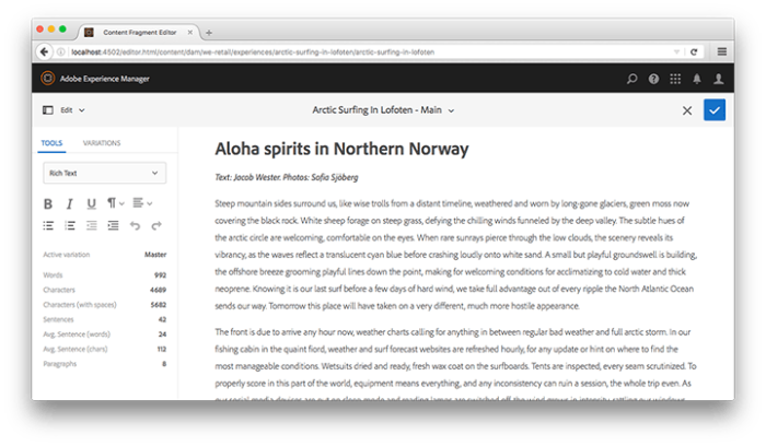 content fragment enhancement aem 6.2 – AEM CQ5 Tutorials