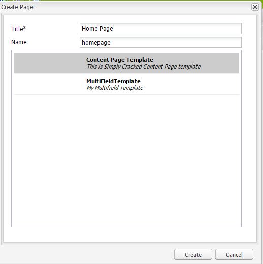 Create Page In Website In Cq5 Aemcq5tutorials Aem Cq5 Tutorials