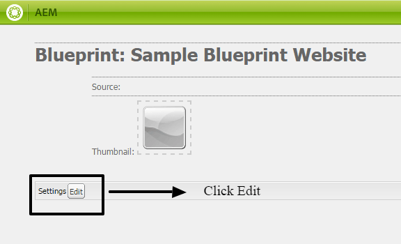 AEM MSM edit blueprint page – AEM CQ5 Tutorials