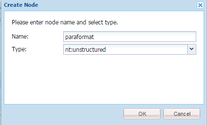 create paraformat node for rte pluging in touch ui aem 6 – AEM CQ5 Tutorials