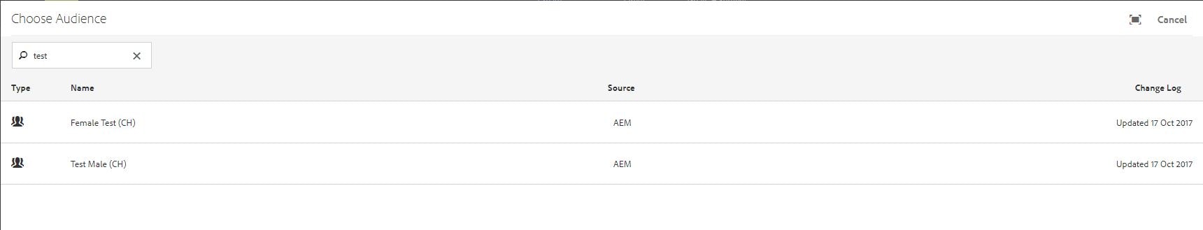 Select Experience Audience Aem Aem Cq5 Tutorials
